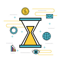 Time to think creative brain idea concept Vector Image