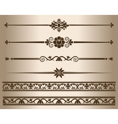 Decorative lines Royalty Free Vector Image - VectorStock