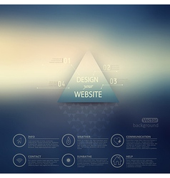 Blurred natural landscape Map on blurry background Royalty Free Vector ...