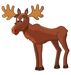 Angry Moose Head Royalty Free Vector Image - VectorStock