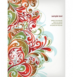 Floral graphic design elements Royalty Free Vector Image