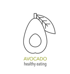 Avocado Outline Vector Images (over 2,600)