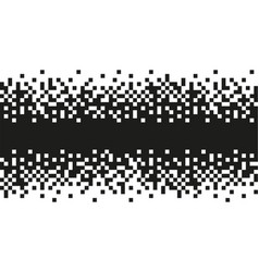 Pixel abstract technology gradient bw background Vector Image