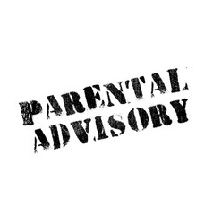 Parental advisory explicit content warning sign Vector Image