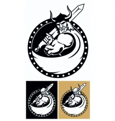 Viking runic corner design Royalty Free Vector Image - VectorStock