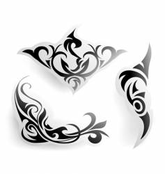 Original drawing tribal doddle rectangle Royalty Free Vector Image ...