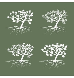Tree roots design Royalty Free Vector Image - VectorStock