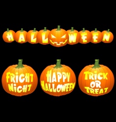 Halloween elements Royalty Free Vector Image - VectorStock