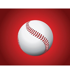Baseball flying through air Royalty Free Vector Image
