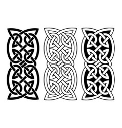 Viking runic corner design Royalty Free Vector Image - VectorStock