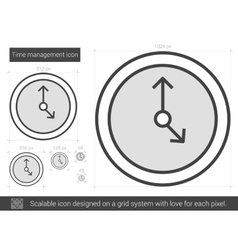 Time and Clock Icon Office Interior Design Royalty Free Vector Image ...