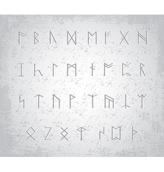 Runes occult symbols Royalty Free Vector Image