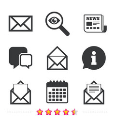 Incoming message notification icon Royalty Free Vector Image