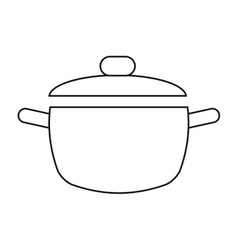Cooking Foods and Kitchen outline icons set Vector Image