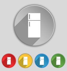 Freezing signs and freezer symbols refrigerator Vector Image