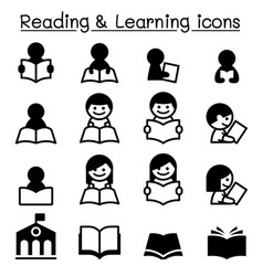 Kindergarten school education icons Royalty Free Vector