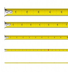 50 inch ruler Royalty Free Vector Image - VectorStock