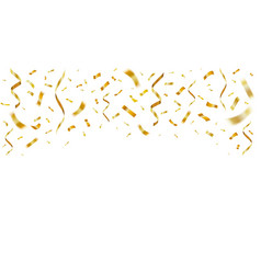 Golden numbers realistic metal plump numerals Vector Image