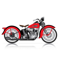 Classic motorcycle Royalty Free Vector Image - VectorStock