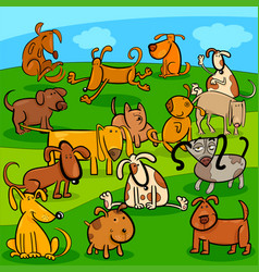 Funny dogs Royalty Free Vector Image - VectorStock
