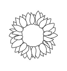 Coloring book art with linear eastern pattern Vector Image