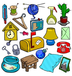 Cartoonish electric devices Royalty Free Vector Image