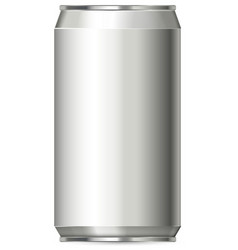 Breaked aluminum can Royalty Free Vector Image