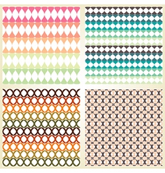Wallpaper texture and patterns set Royalty Free Vector Image