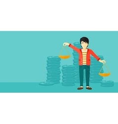 Balancing priorities Royalty Free Vector Image
