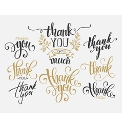 Thank you card Vector Image by Galitt - Image #609862 - VectorStock