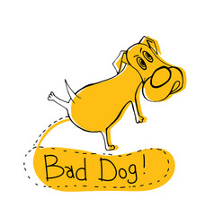 Bad & Dog Vector Images (over 230)