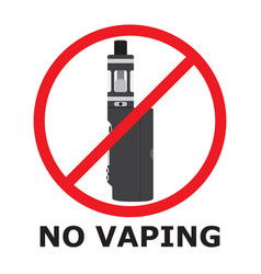 No vape icons Royalty Free Vector Image - VectorStock