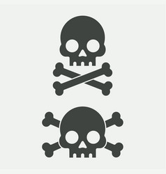 Two faced skull Royalty Free Vector Image - VectorStock