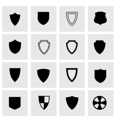 Shield icons set Royalty Free Vector Image - VectorStock