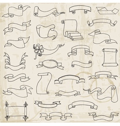 Torn ribbon banners Royalty Free Vector Image - VectorStock