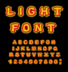 Retro font Royalty Free Vector Image - VectorStock