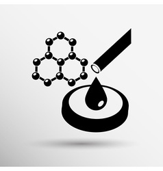 Organic chemistry logo set Royalty Free Vector Image