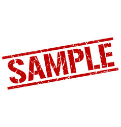 Sample rubber stamp Royalty Free Vector Image - VectorStock