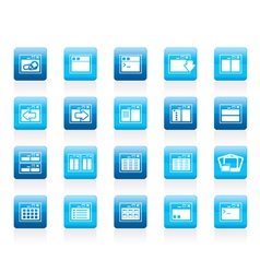 Gallery view Display Royalty Free Vector Image