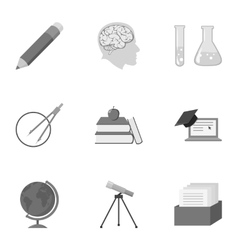 Big school icon set Royalty Free Vector Image - VectorStock