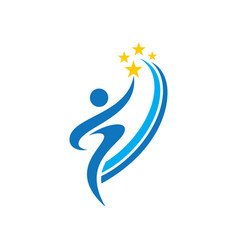 Success education logo Royalty Free Vector Image