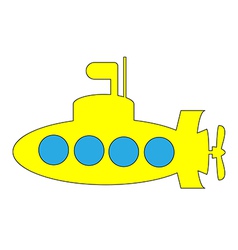 Yellow Submarine Royalty Free Vector Image - VectorStock