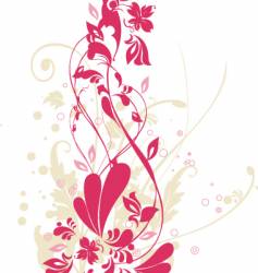 Floral edge design Royalty Free Vector Image - VectorStock