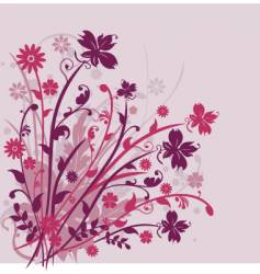 Floral edge design Royalty Free Vector Image - VectorStock