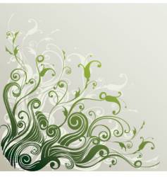 Floral edge design Royalty Free Vector Image - VectorStock