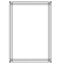 Decorative page border Royalty Free Vector Image