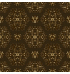 Repeating floral and swirl patterns Royalty Free Vector