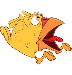 Winking chicken Royalty Free Vector Image - VectorStock