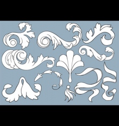 Black floral pattern Royalty Free Vector Image