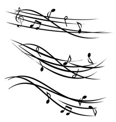 Music notes Royalty Free Vector Image - VectorStock